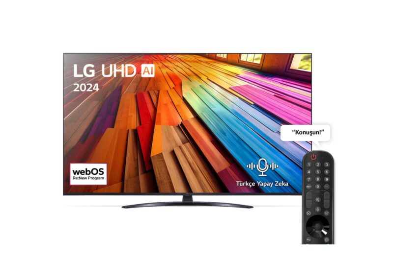 LG 65UT81006LA 4K Ultra HD 65″ 165 Ekran Uydu Alıcılı webOS Smart LED TV